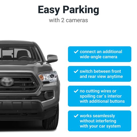 Toyota Tacoma Front Backup Camera Control Connection Kit Smart Car ...