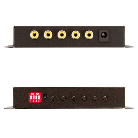 Car 4 Channel Colour Video Quad Splitter Processor Switcher - GsmServer